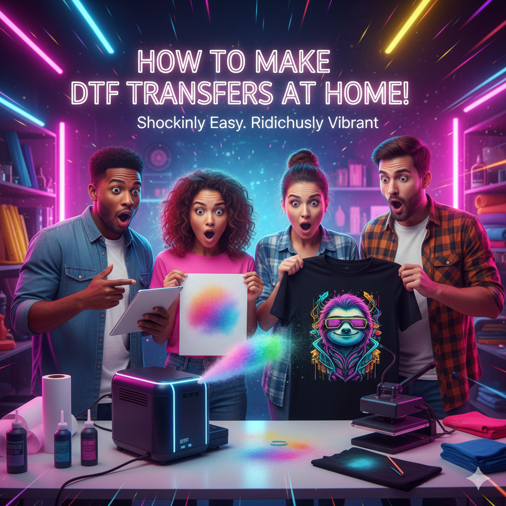 5 Steps to Make DTF Transfers at Home | Easy Guide 🎨 – Eagle DTF Print