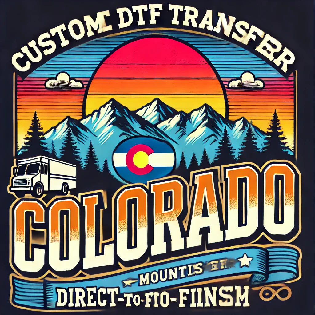 Colorado DTF Transfer | High-Quality Ready to Press Designs