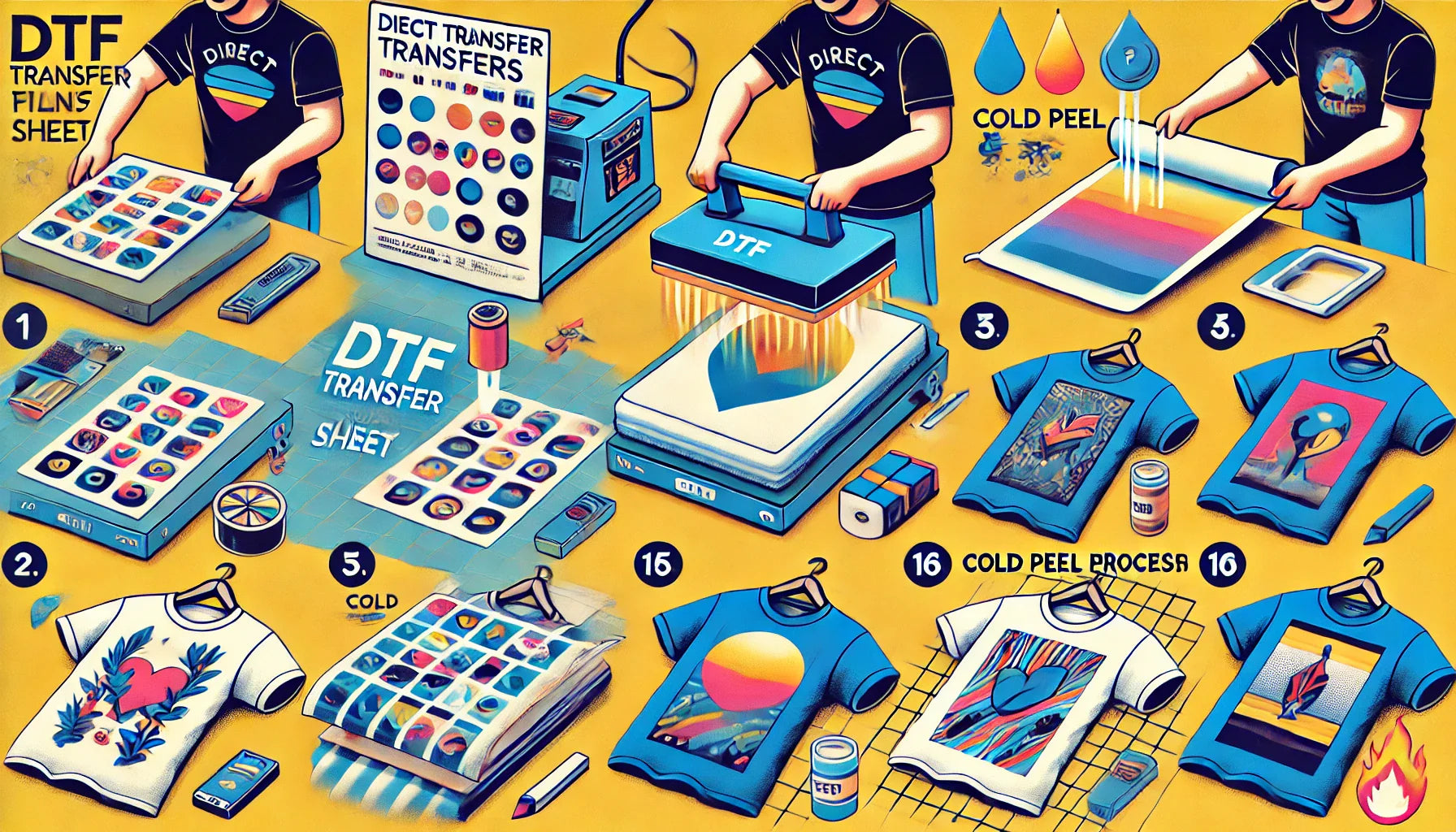 How to Use DTF Transfers: Step-by-Step Guide for Perfect Application ...