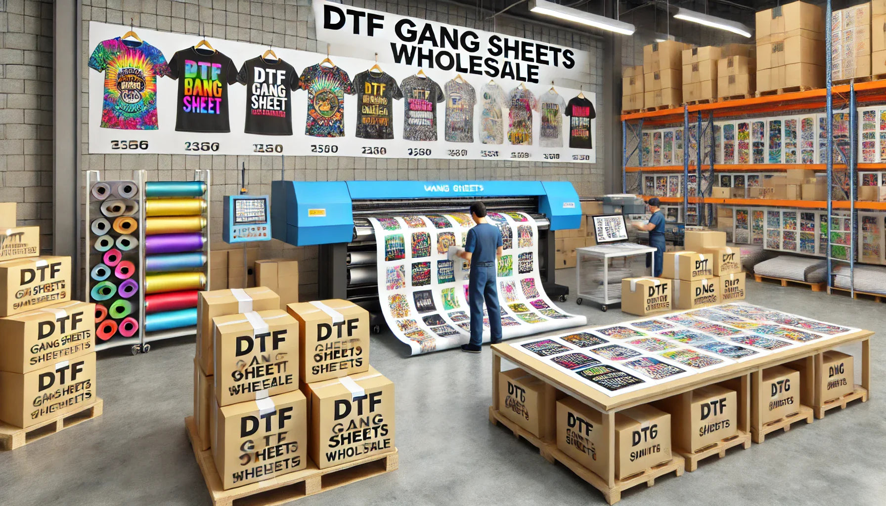 DTF Gang Sheets Wholesale | Bulk Custom Transfers – Eagle DTF Print