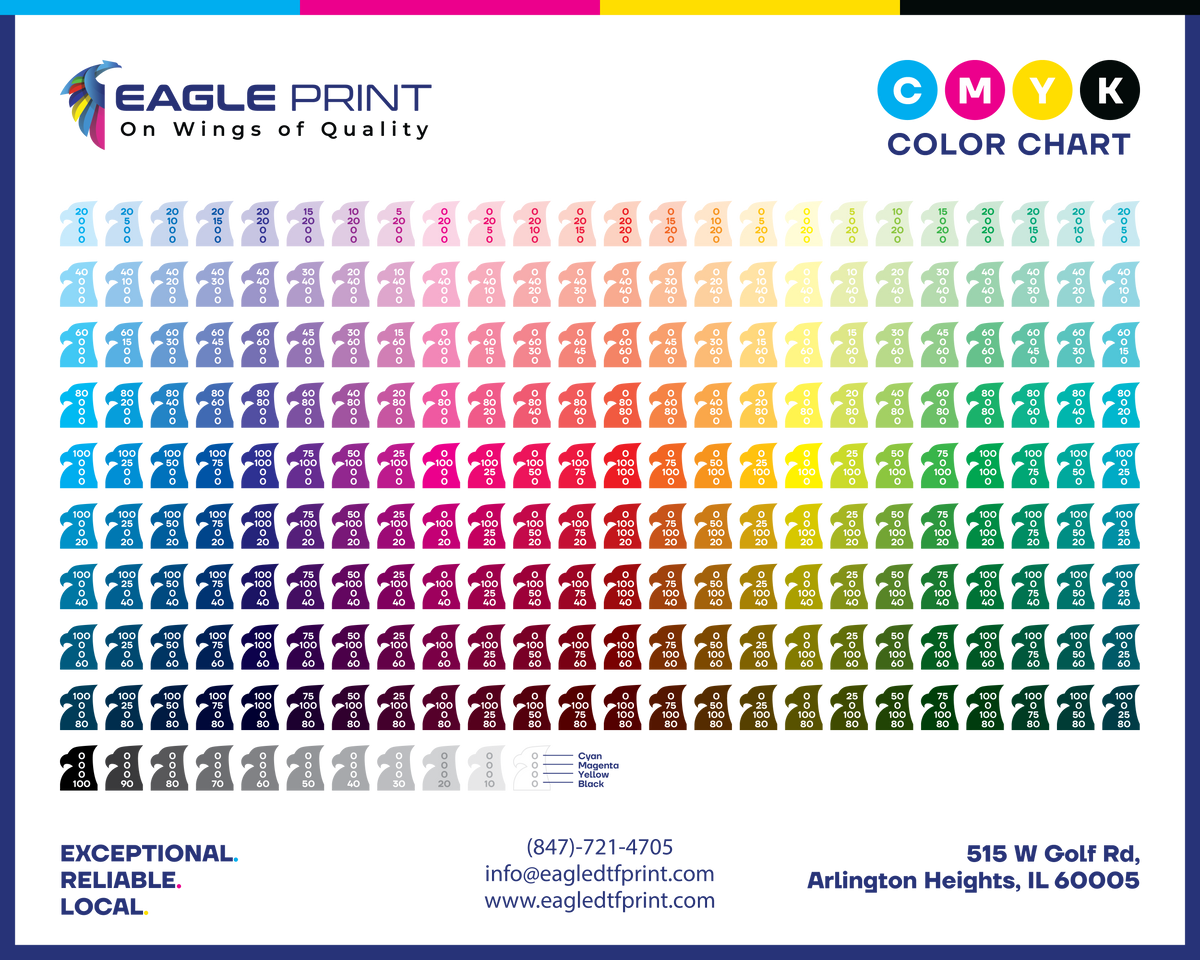 Printable Color Chart Guide: How to Use and Choose the Right Colors ...